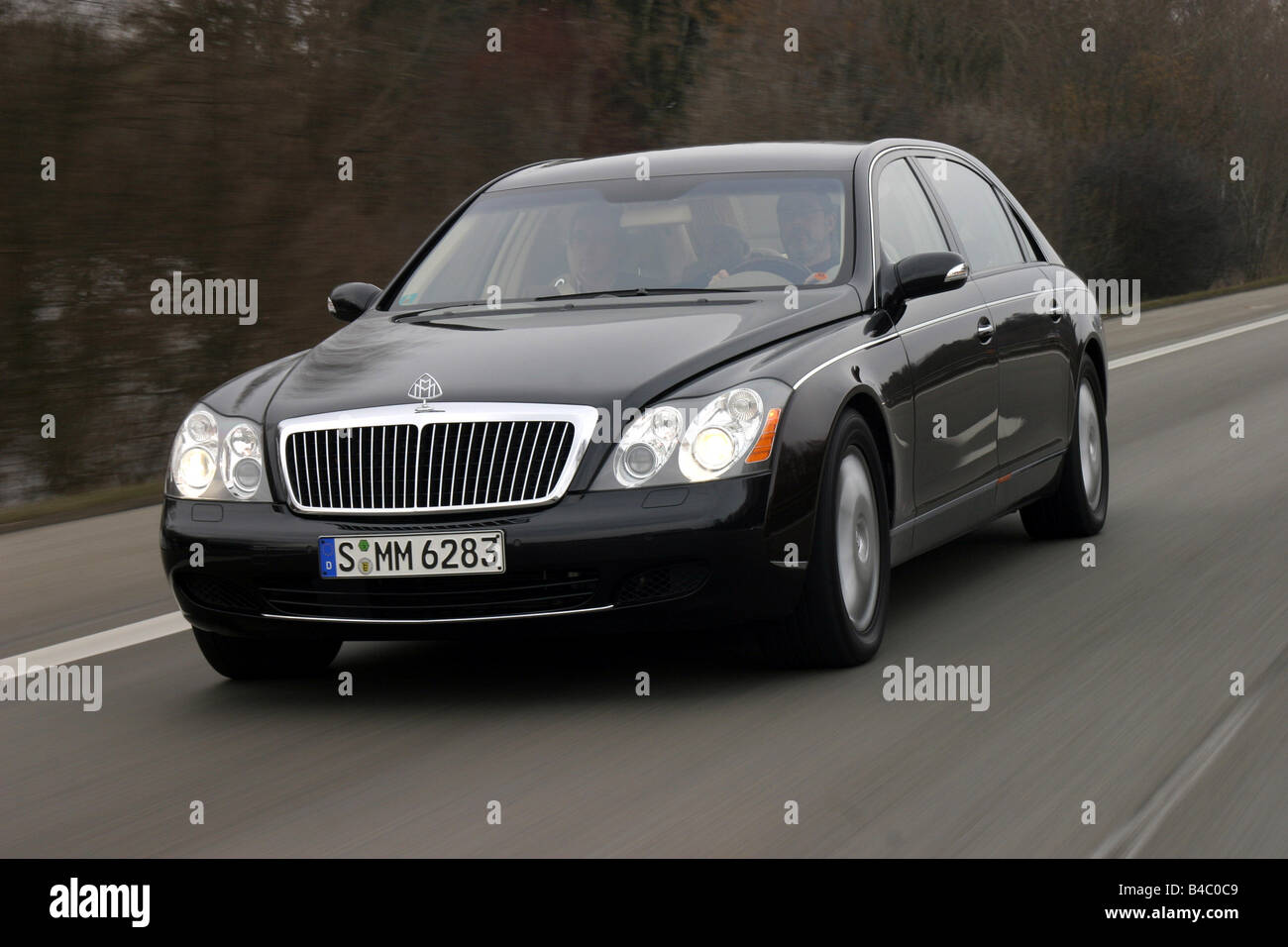 Car, Mercedes Maybach 62, Luxury approx.s, Limousine, model year 2002 ...