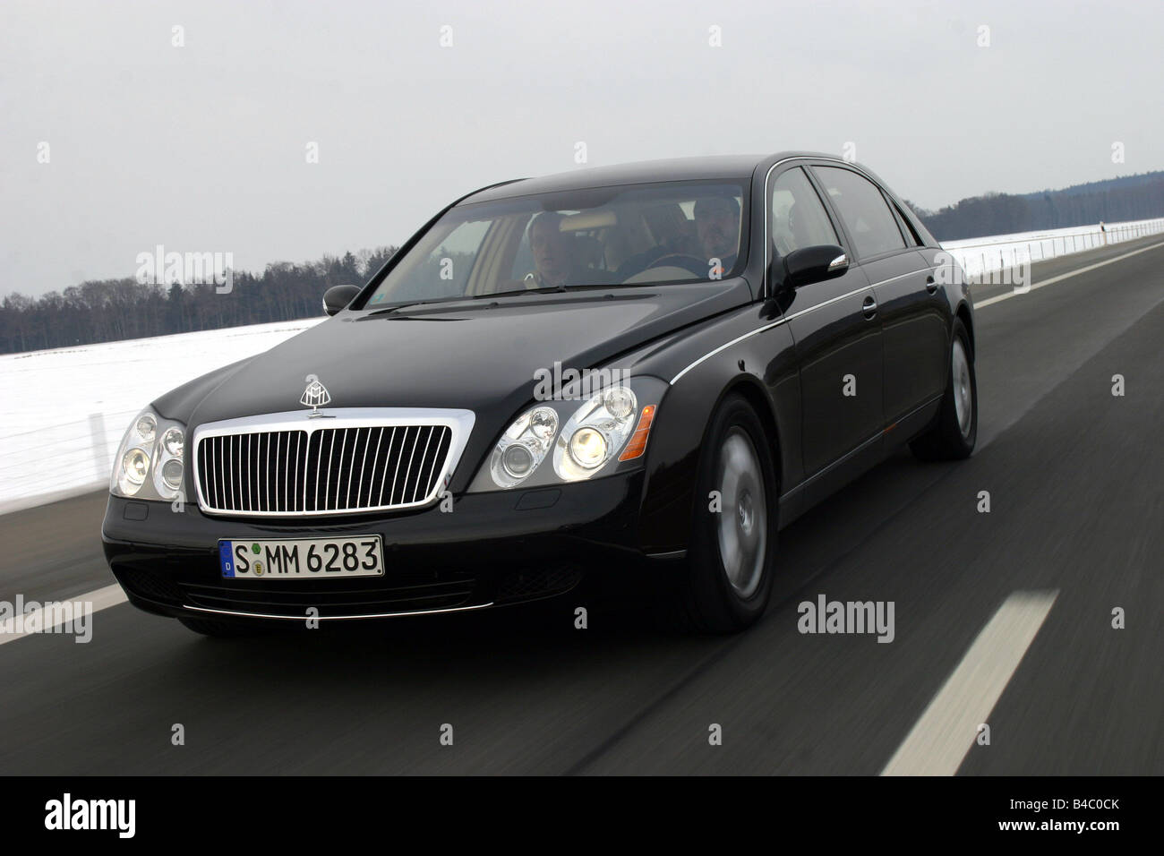 Car, Mercedes Maybach 62, Luxury approx.s, Limousine, model year 2002 ...