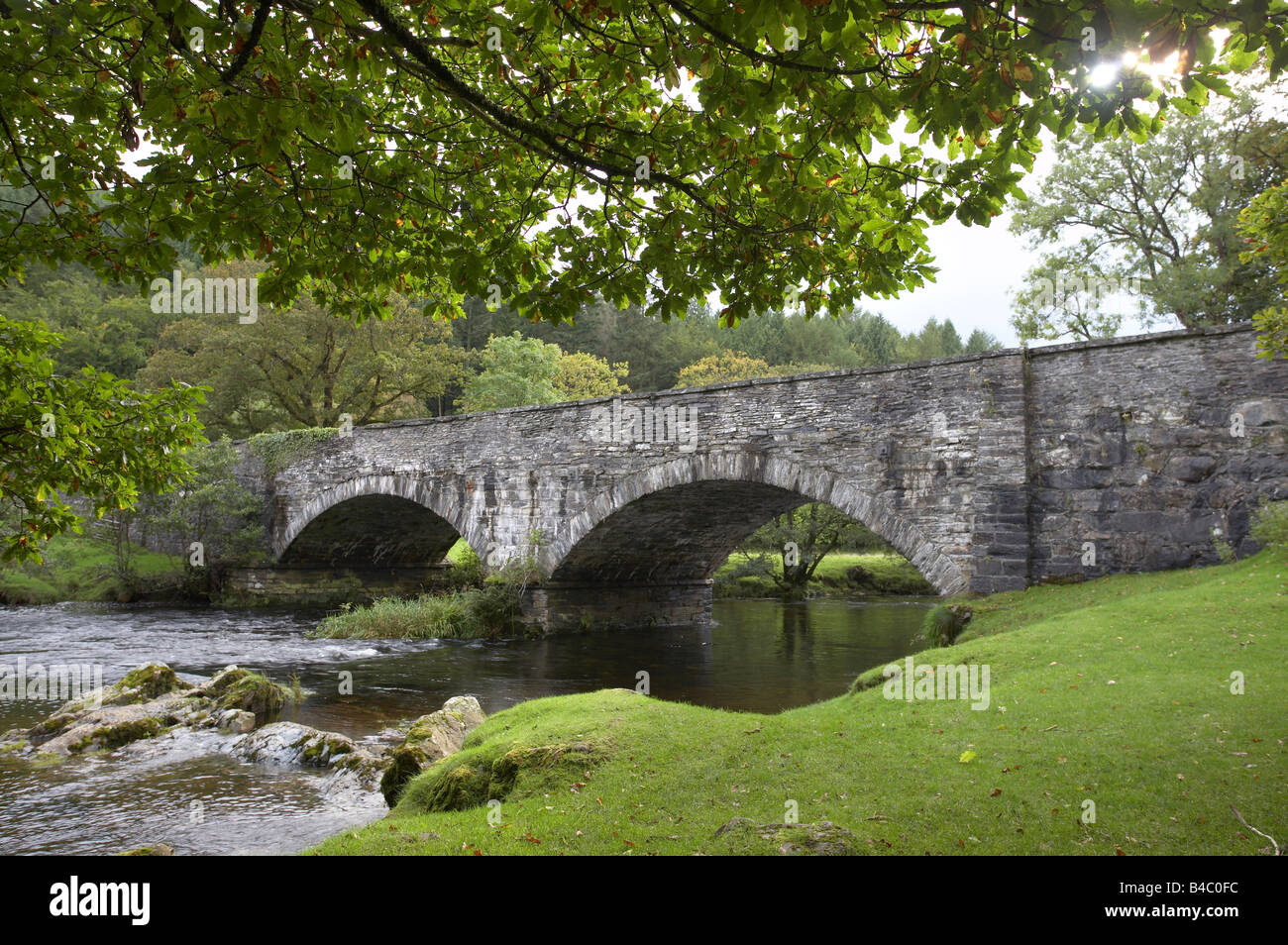 Bridge on A5, Snowdonia, North Wales Stock Photo - Alamy
