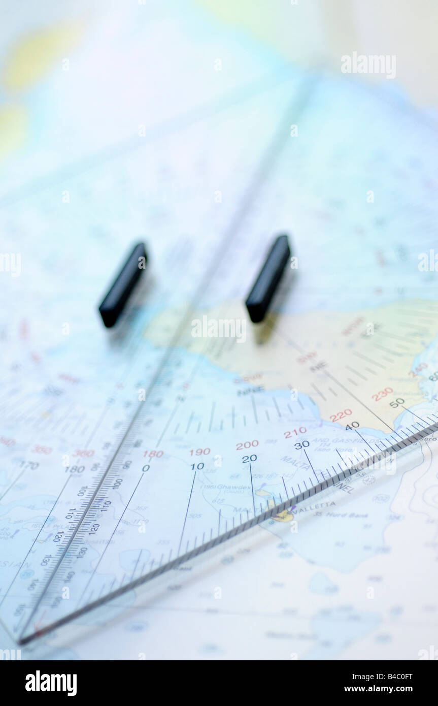 Calculate distance map hi-res stock photography and images - Alamy