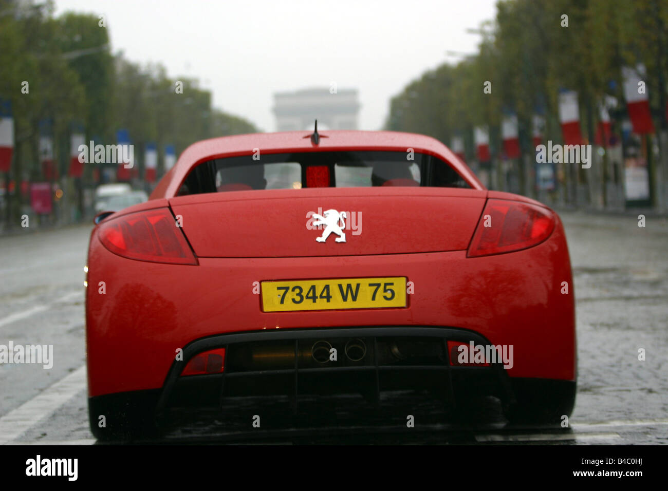 Car, Peugeot Diamonds RC (Carreau), Study, Predotype, Concept Car, rot ...