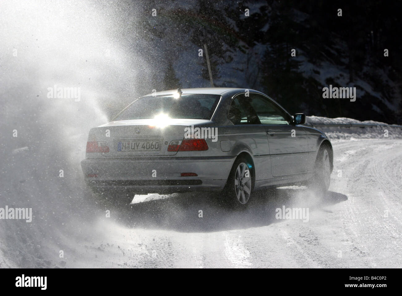 Car, Security, BMW, Winter tire test, Drift, Snow, test track ...
