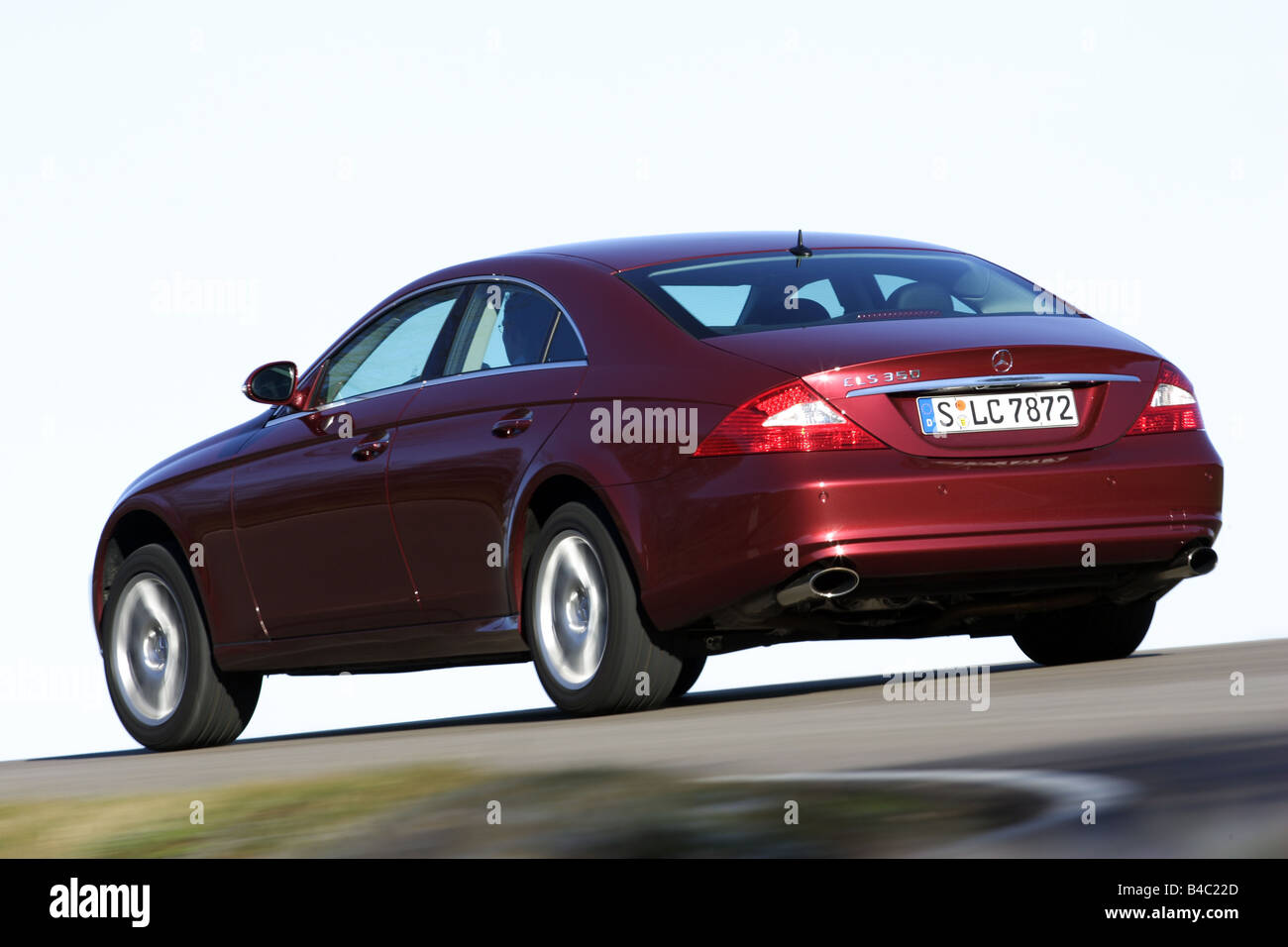 Car, Mercedes CLS 350, Limousine, model year 2004-, medium class, ruby ...