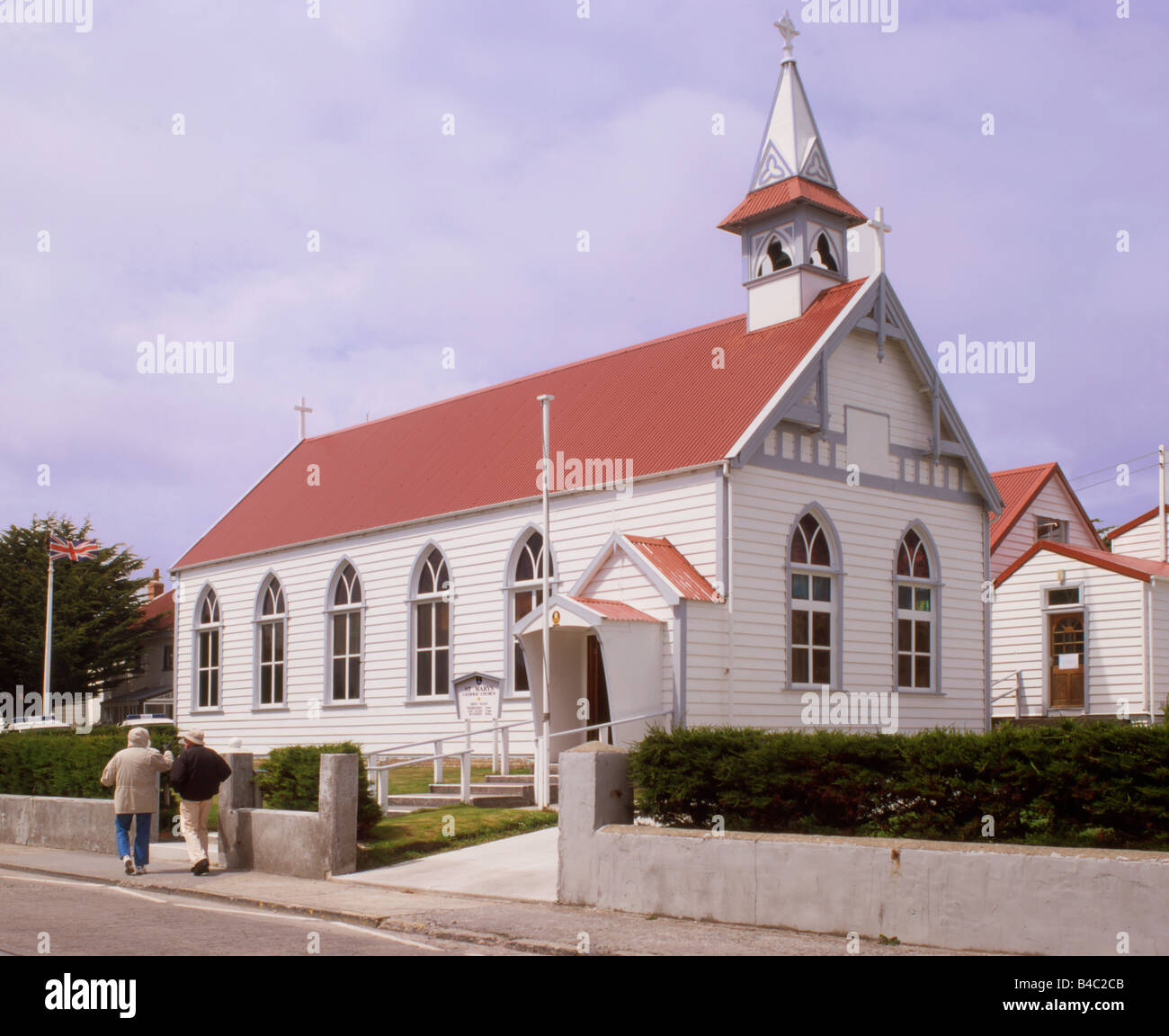 Falkland islands Stanley St.Mary's roman catholic church Stock Photo ...
