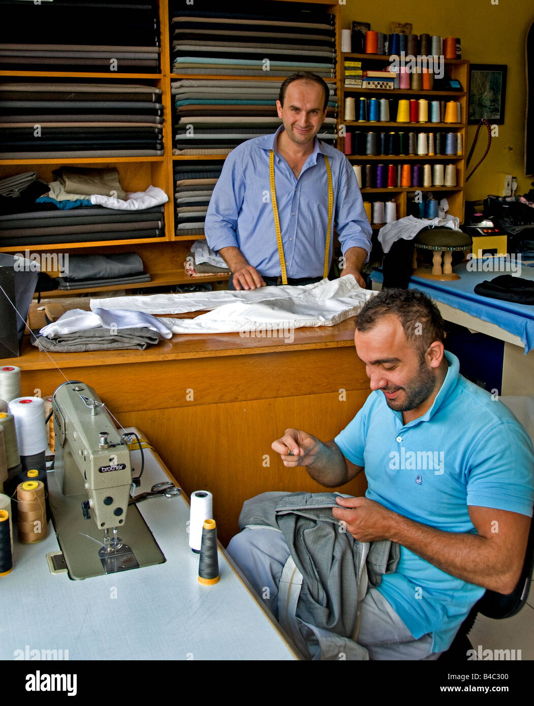 Old fashioned tailor shop hi-res stock photography and images - Alamy