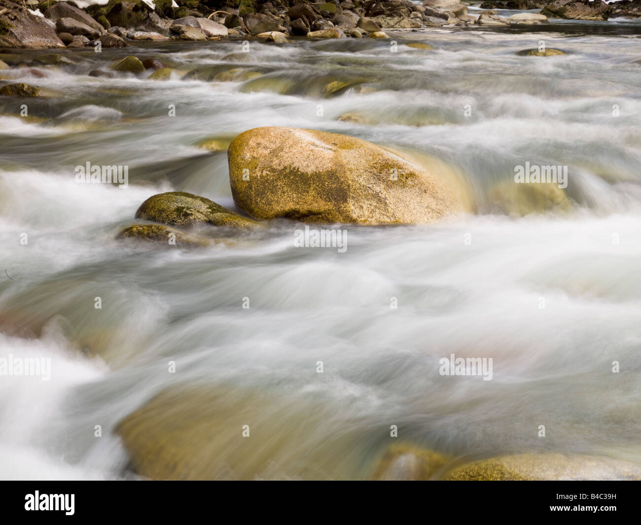 Flowing river, Whistler, BC, Canada Stock Photo - Alamy