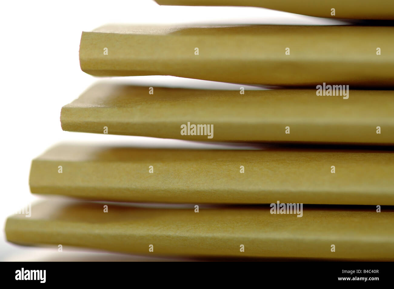 A close up of a pile of brown padded envelopes Stock Photo - Alamy