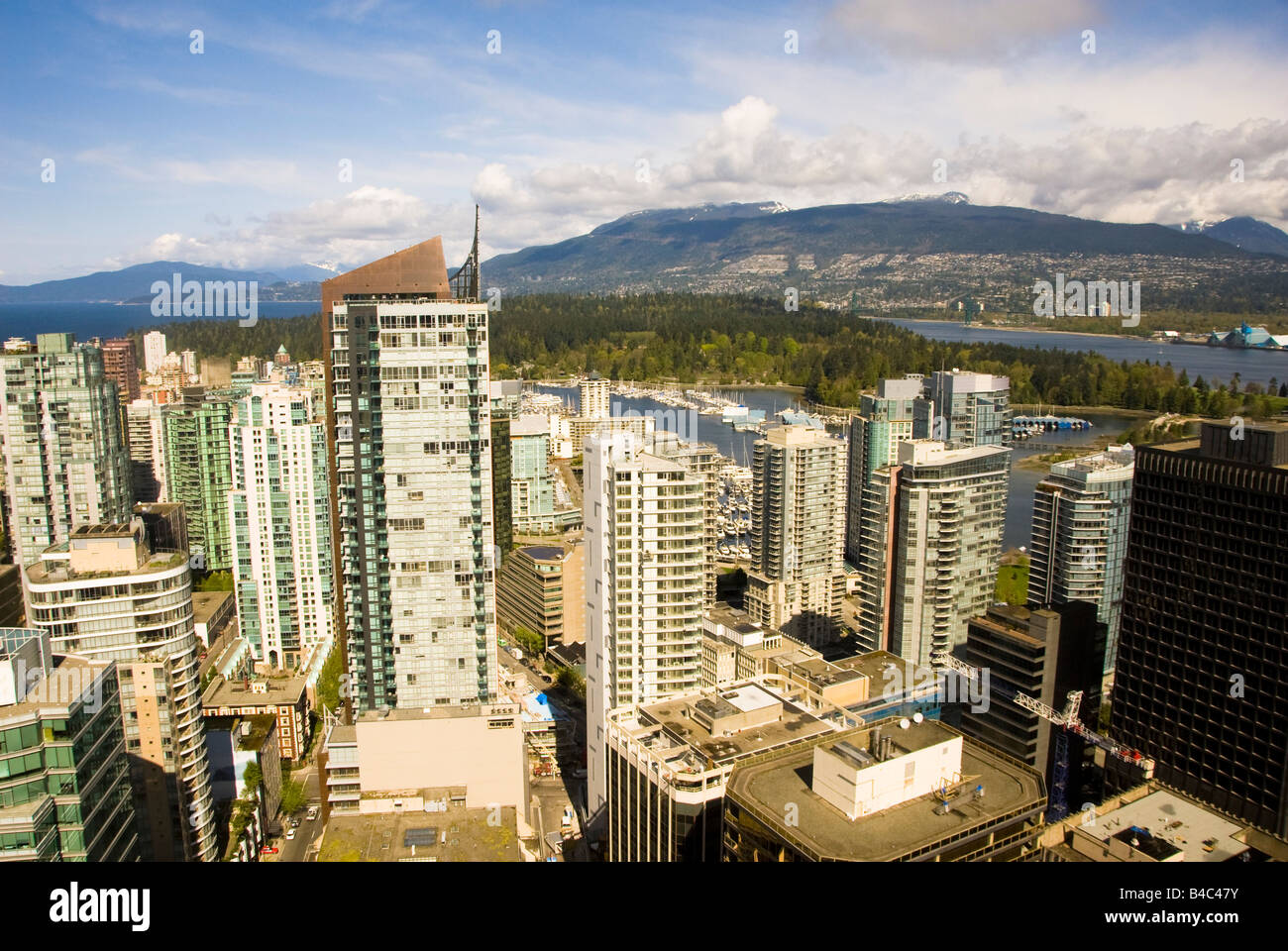High rise buildings, Vancouver, British Columbia, Canada Stock Photo ...