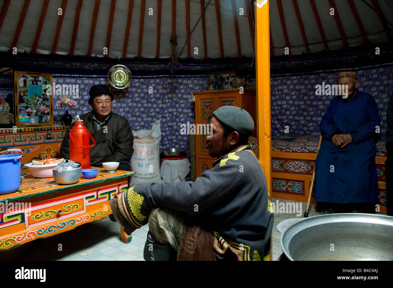 A visit to a Mongolian family in their traditional Ger ( Mongolian home ...