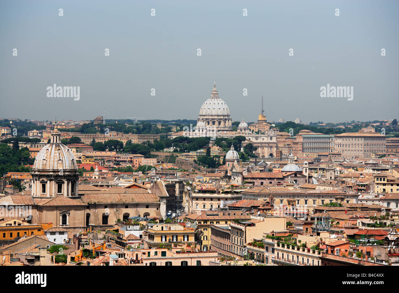 View over Rome with Piazza Venetia Rome Italy Stock Photo - Alamy