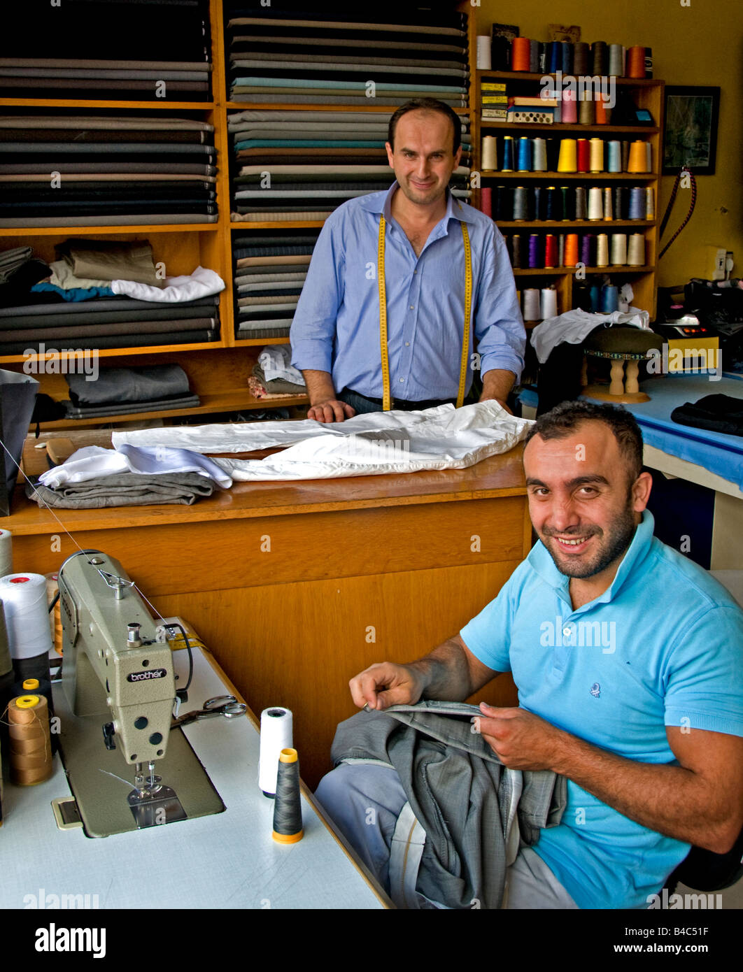 Old fashioned tailor shop hi-res stock photography and images - Alamy
