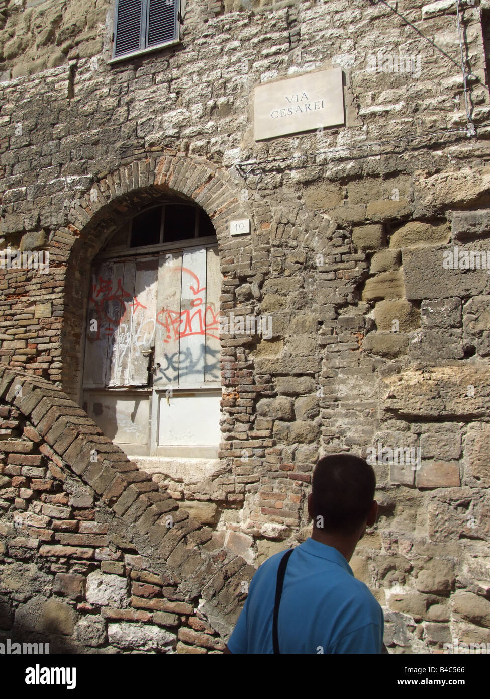 Graffiti old door mess dirty medieval travel attraction monument hi-res ...