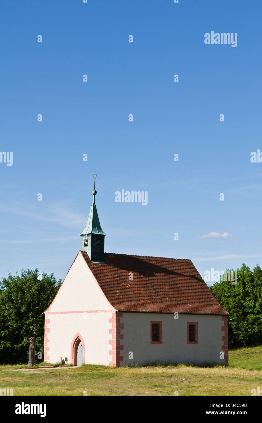 Saint Walpurga's Chapel on Walberla hill, Franconian Switzerland ...
