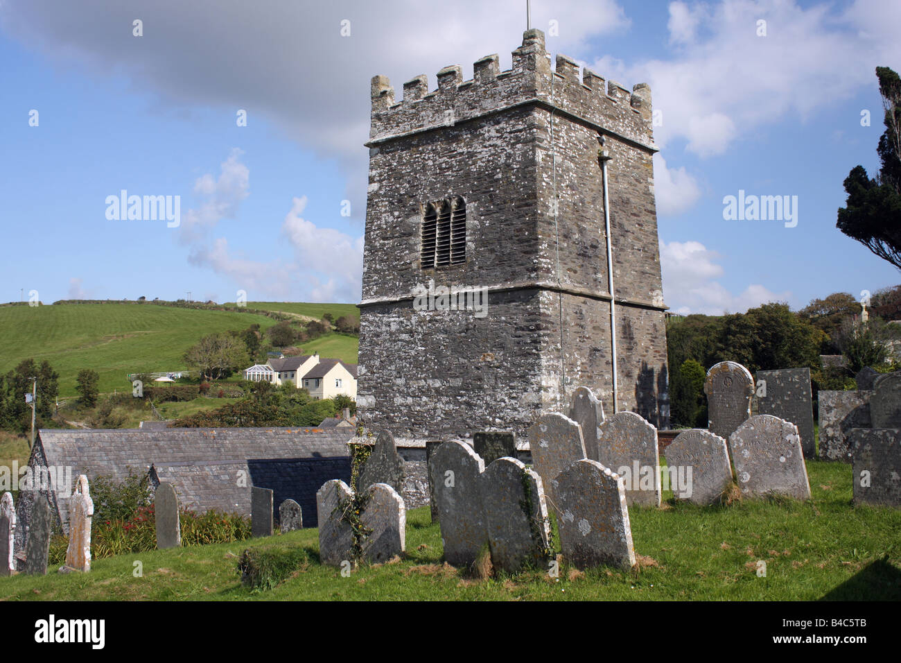 St tallanus church talland cornwall hi-res stock photography and images ...