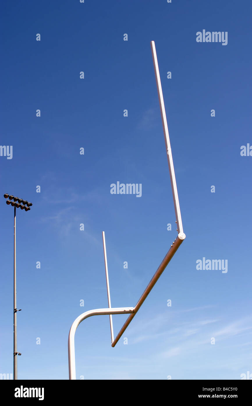 American football goal posts hi-res stock photography and images - Alamy