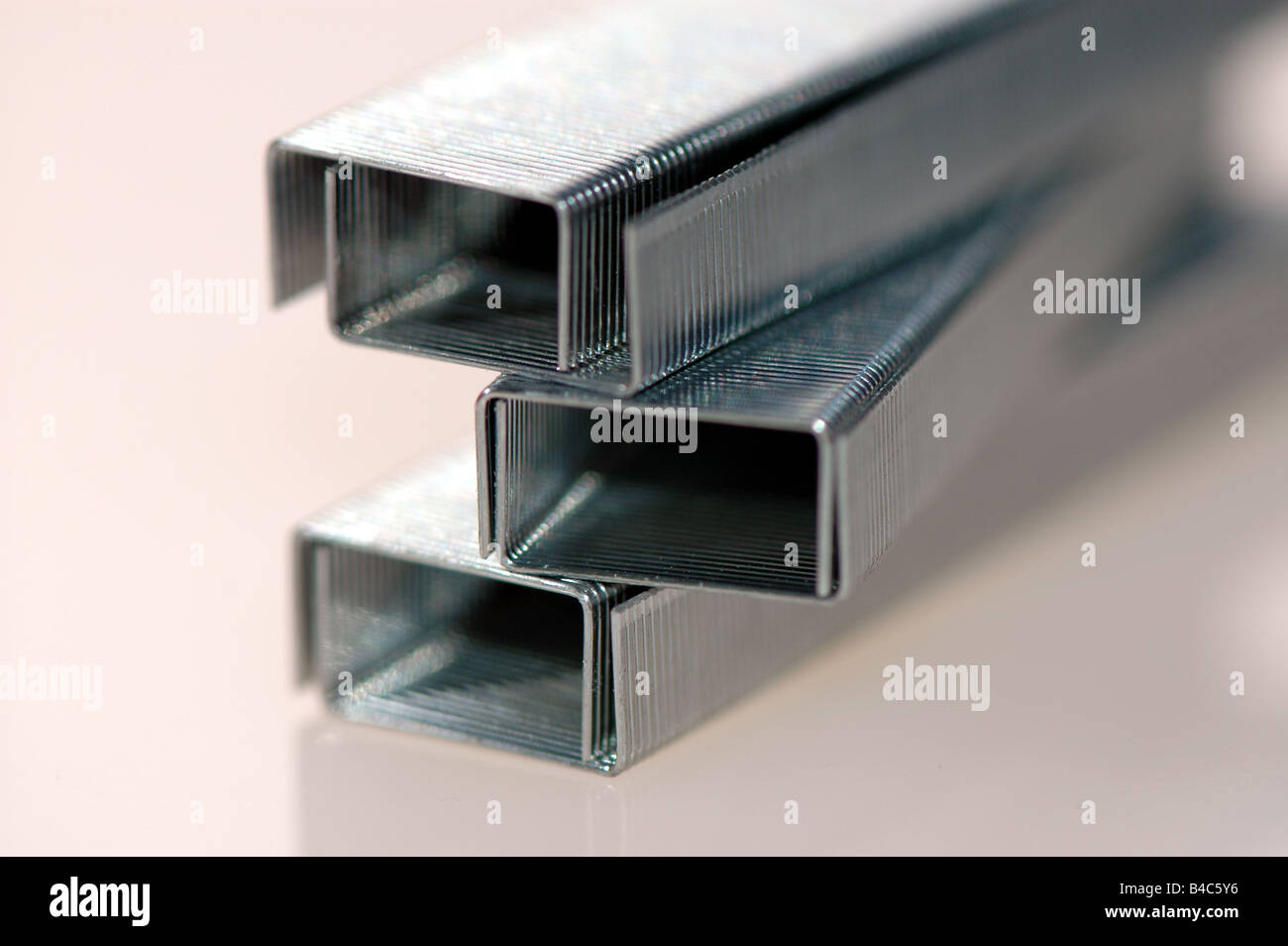 Some staples stacked together Stock Photo - Alamy