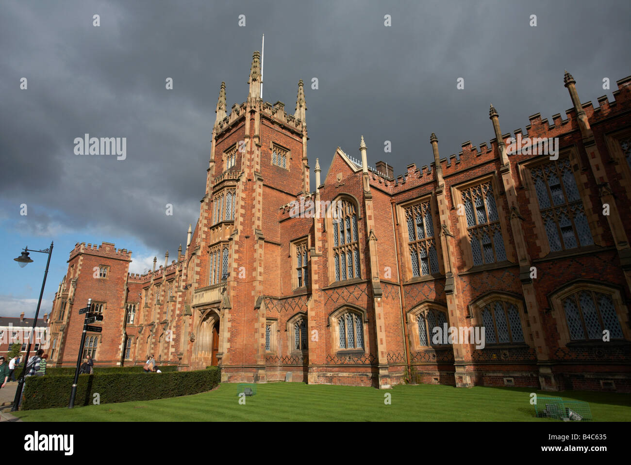 The Queens University of Belfast Lanyon building belfast city centre ...