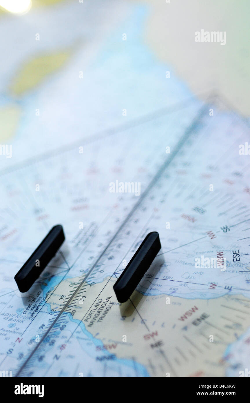 A nautical map with rulers. Picture by Patrick Steel patricksteel Stock ...