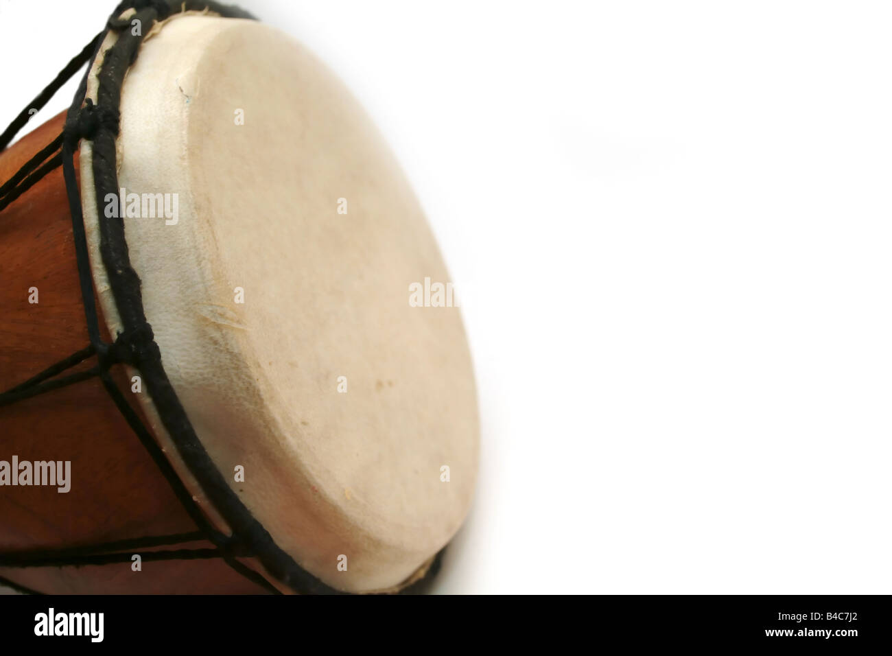 djembe drum with white copy space Stock Photo - Alamy