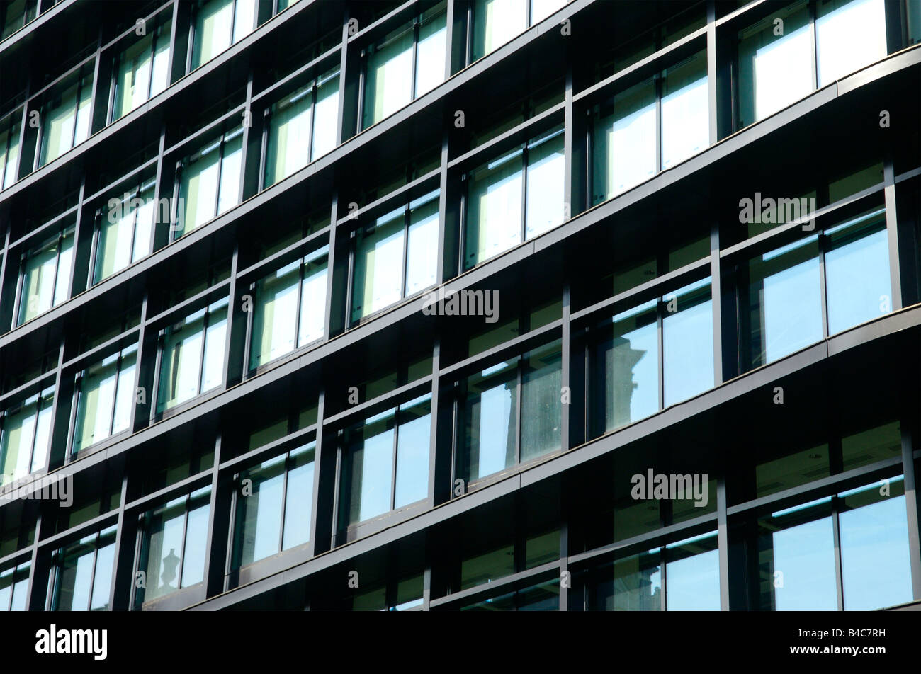 Rows of windows of a city office block Stock Photo - Alamy