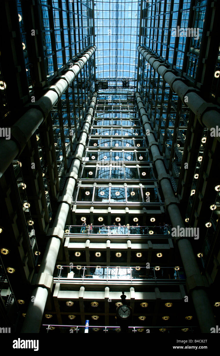 The Atrium of the Lloyd's of London building Stock Photo - Alamy