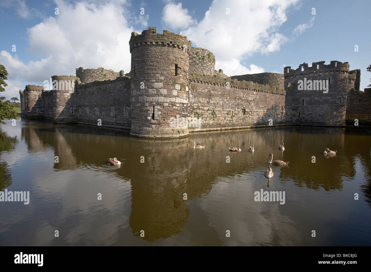 Beaumaris Castle, Anglesey, North Wales Stock Photo - Alamy