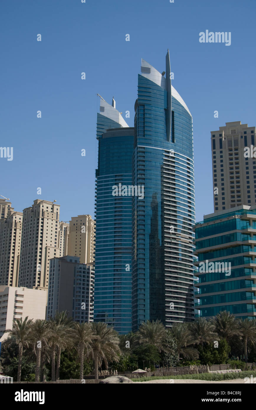 High rise buidlings in Dubai Stock Photo - Alamy