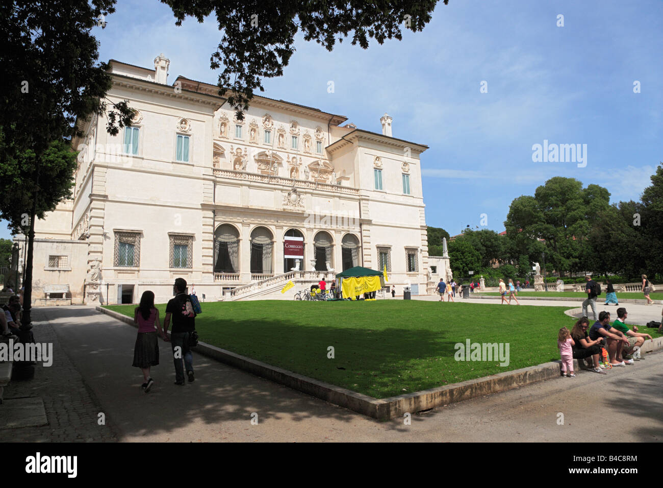 Galleria Borghese Villa Borghese Rome Italy Stock Photo - Alamy