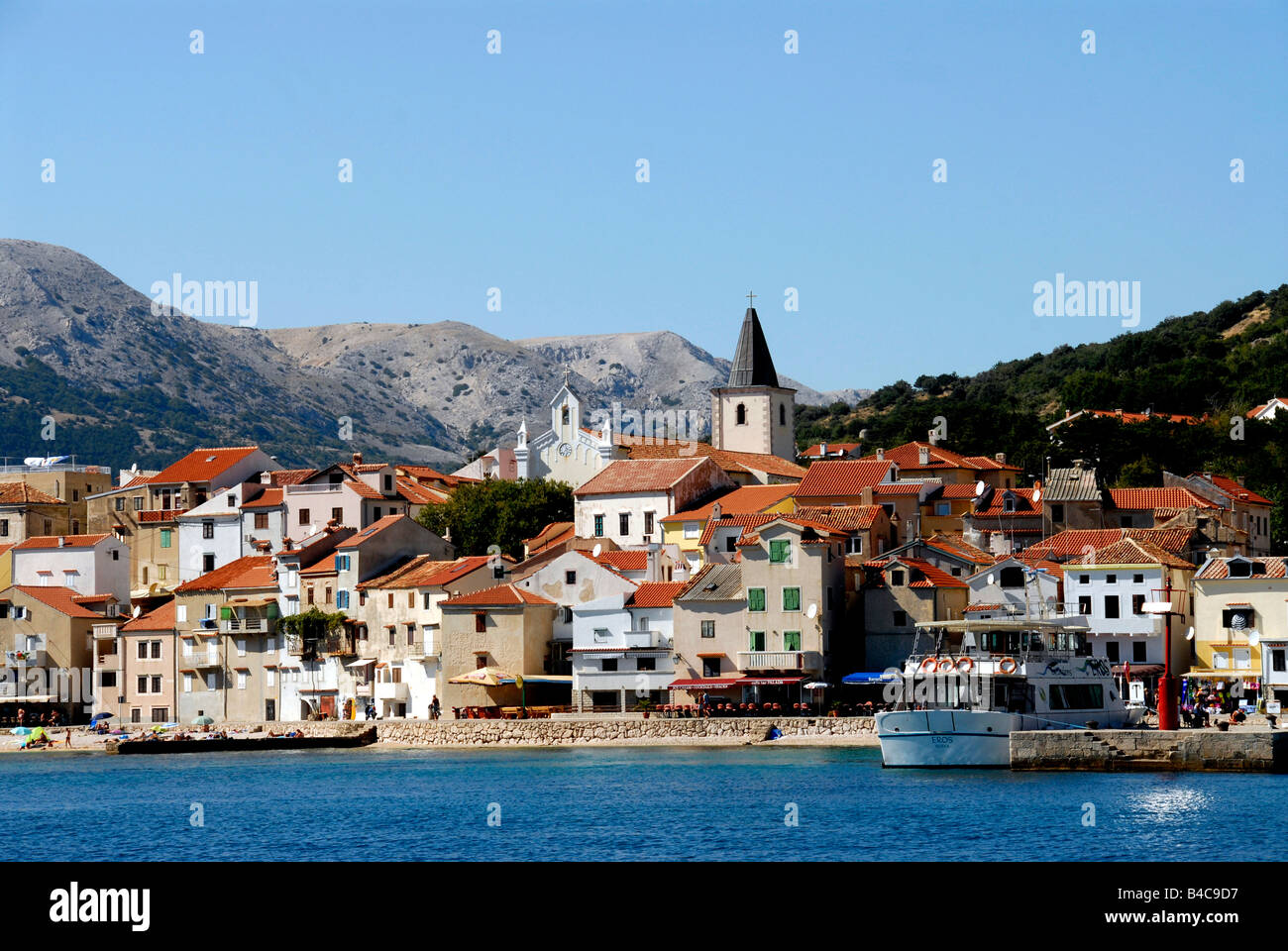 Baska village, KRK island, Croatia Stock Photo - Alamy Baska village, KRK island, Croatia Stock Photo - Alamy