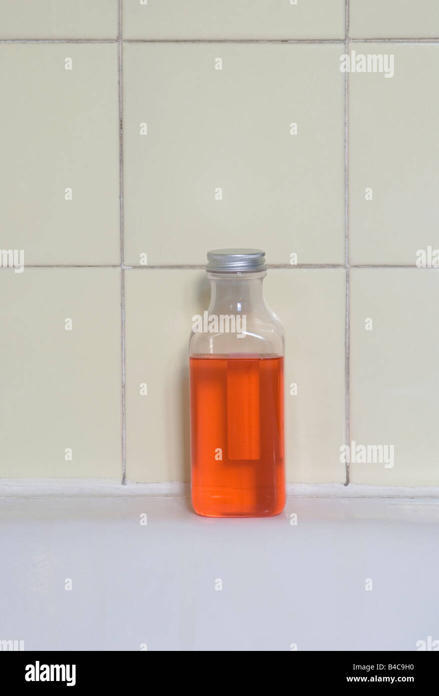 bath foam in plastic bottle Stock Photo - Alamy