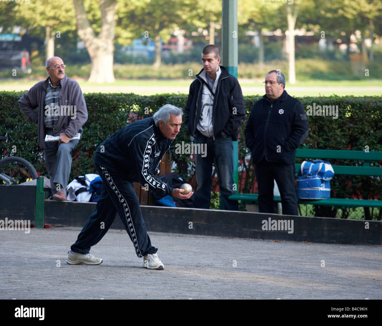 Petanque player hi-res stock photography and images - Alamy