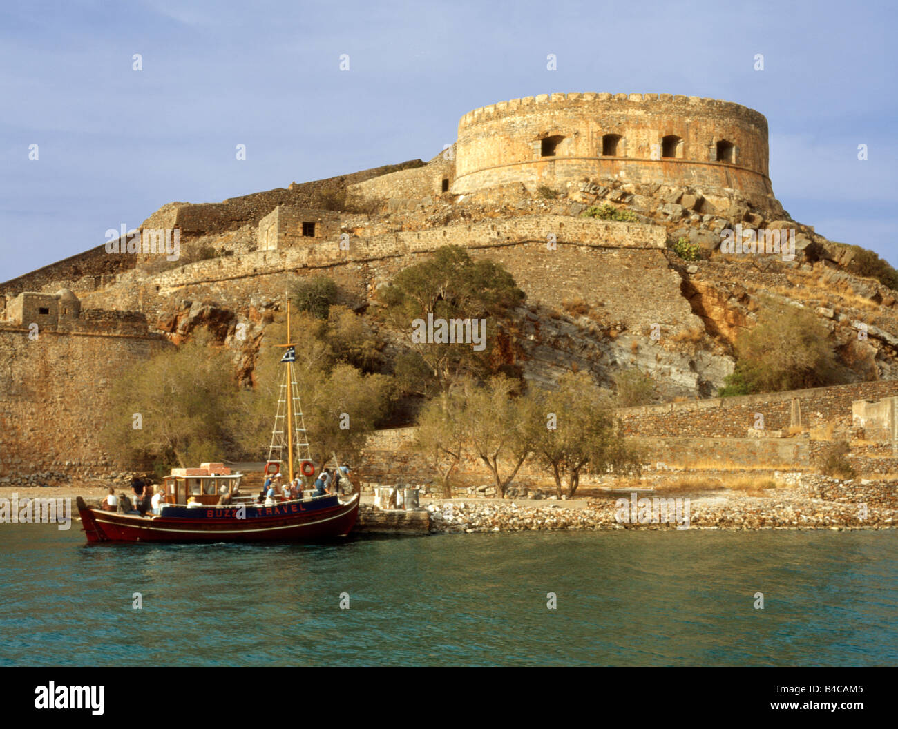 Greece Crete Spinalonga island, former leper colony Stock Photo - Alamy