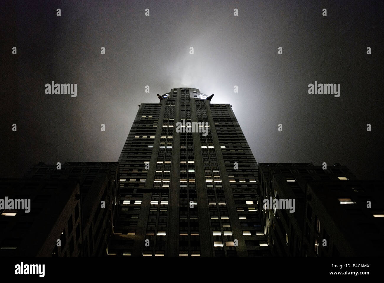The Chrysler Building, New York, at night Stock Photo - Alamy