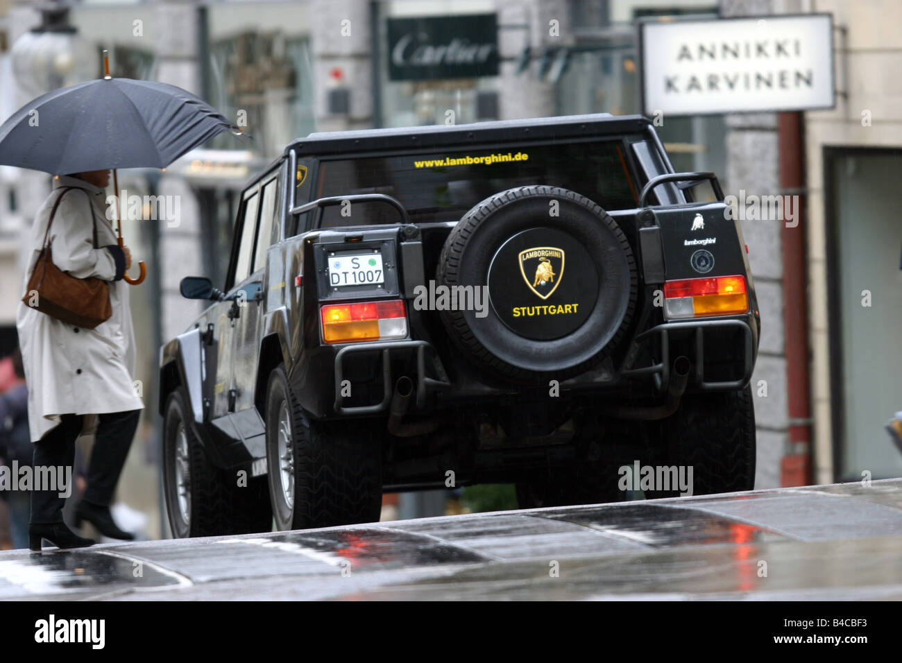 Lamborghini rear view hi-res stock photography and images - Alamy