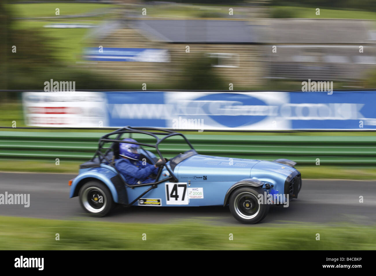 Caterham 7 Blue Stock Photo - Alamy