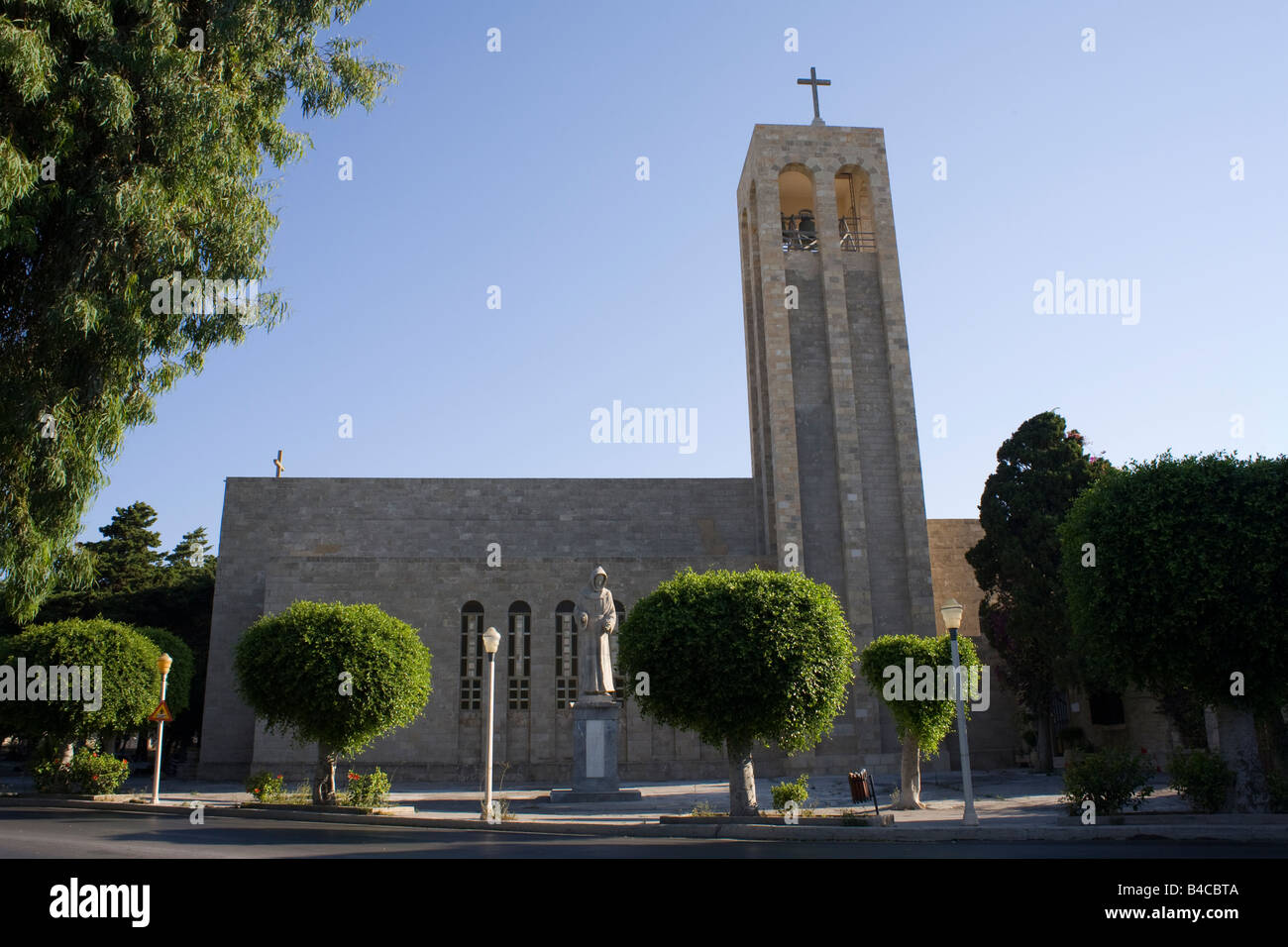 Church of St Francis of Assisi, Rhodes, Greece Stock Photo - Alamy