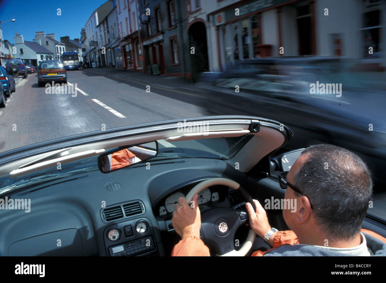 Car, Left-hand traffic, Link driver, England, Streetnszene, City ...