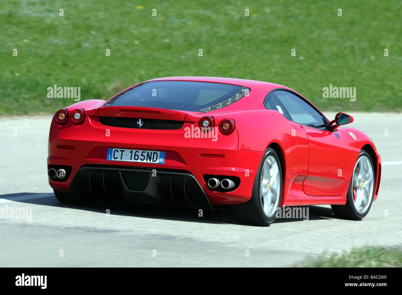 Car, Ferrari F 430, roadster, coupe/Coupe, model year 2005-, red ...
