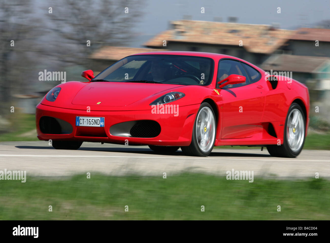 Car, Ferrari F 430, roadster, coupe/Coupe, model year 2005-, red ...