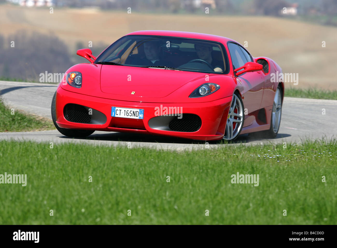 Car, Ferrari F 430, roadster, coupe/Coupe, model year 2005-, red ...