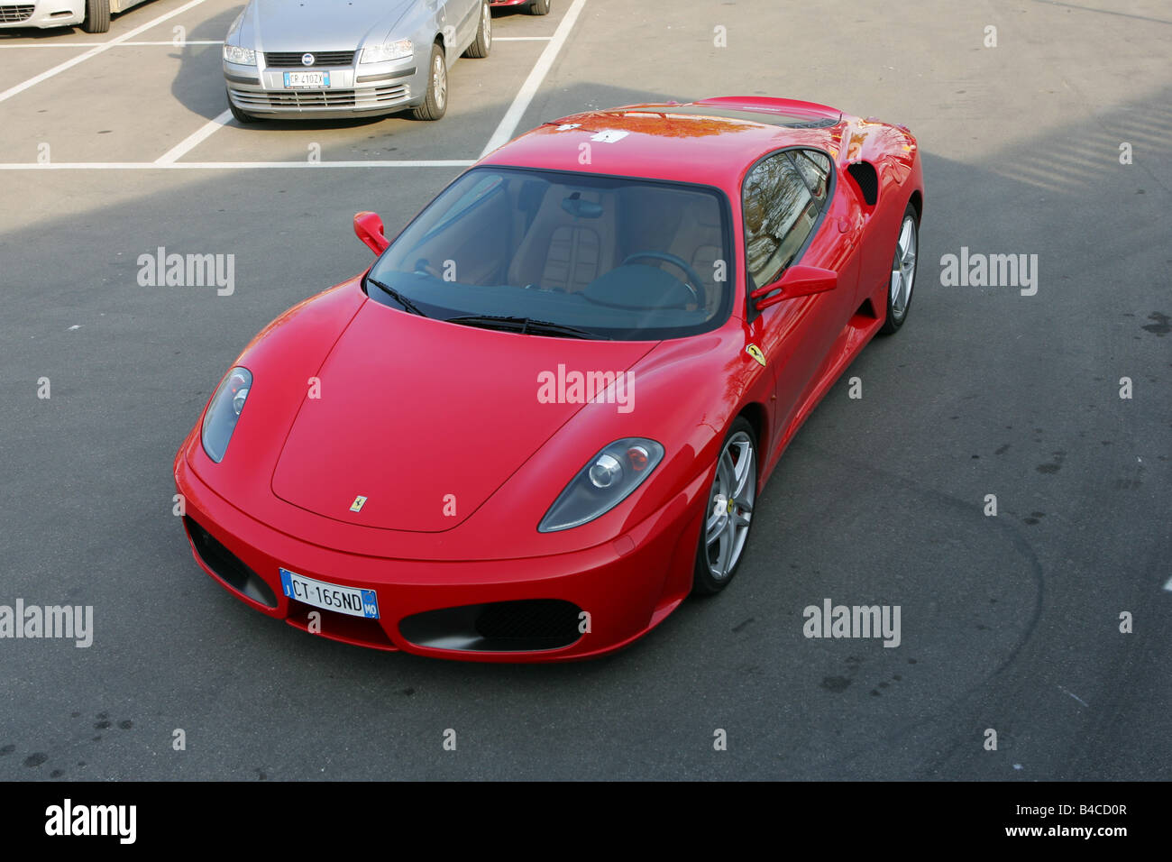 Car, Ferrari F 430, roadster, coupe/Coupe, model year 2005-, red ...