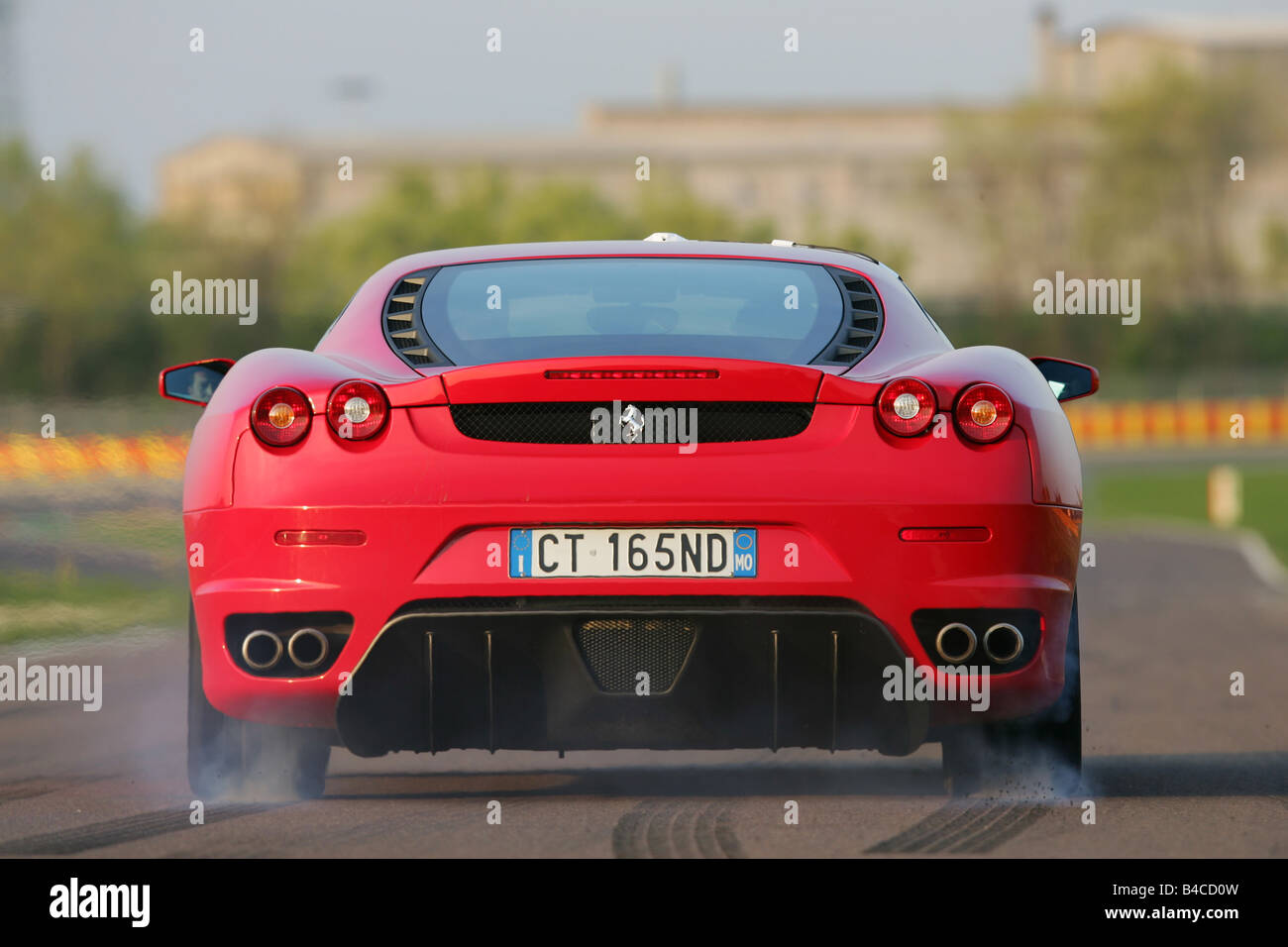 Car, Ferrari F 430, roadster, coupe/Coupe, model year 2005-, red ...