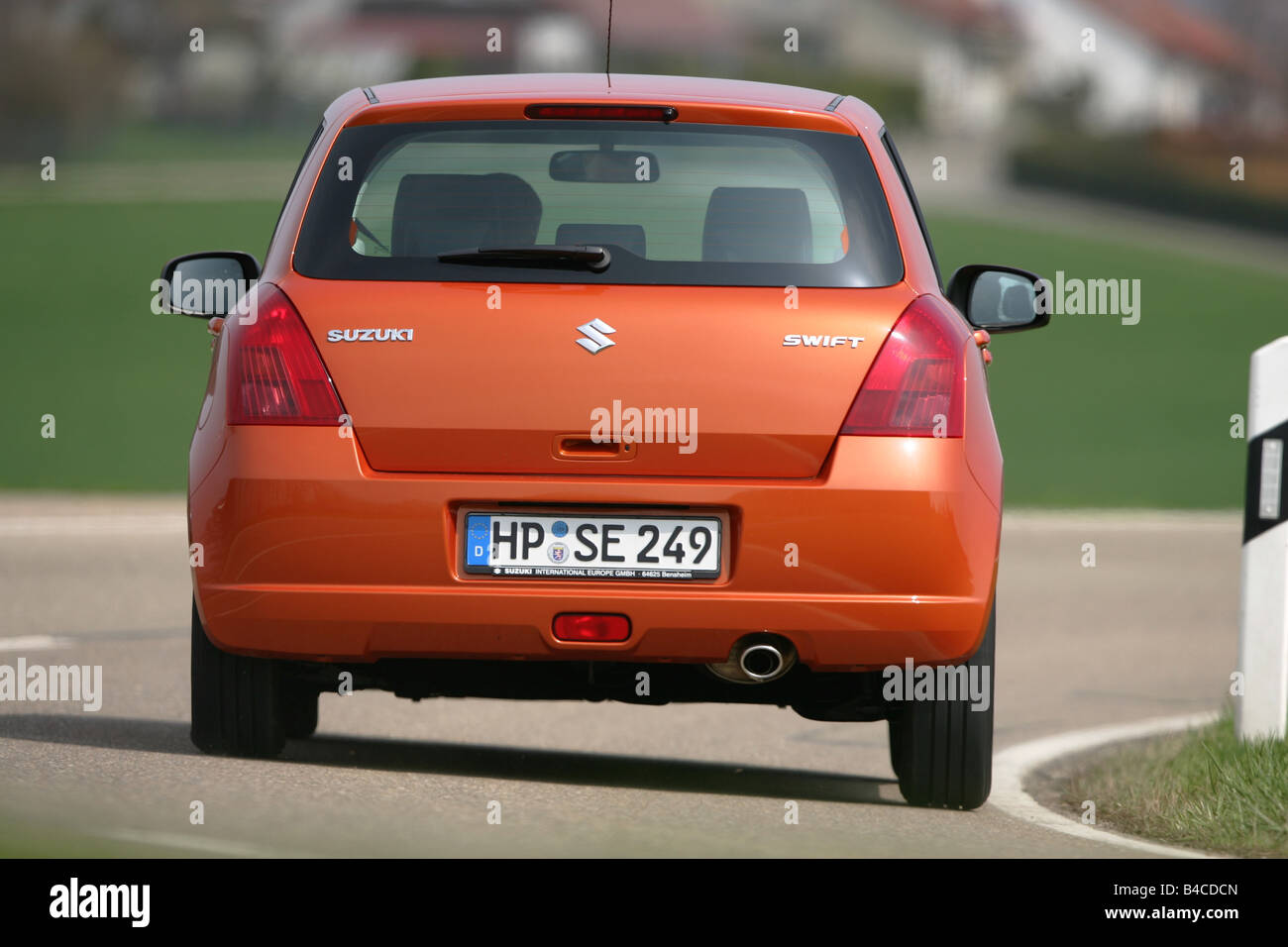 Car, Suzuki Swift 1.3, model year 2005-, orange , Limousine, small ...