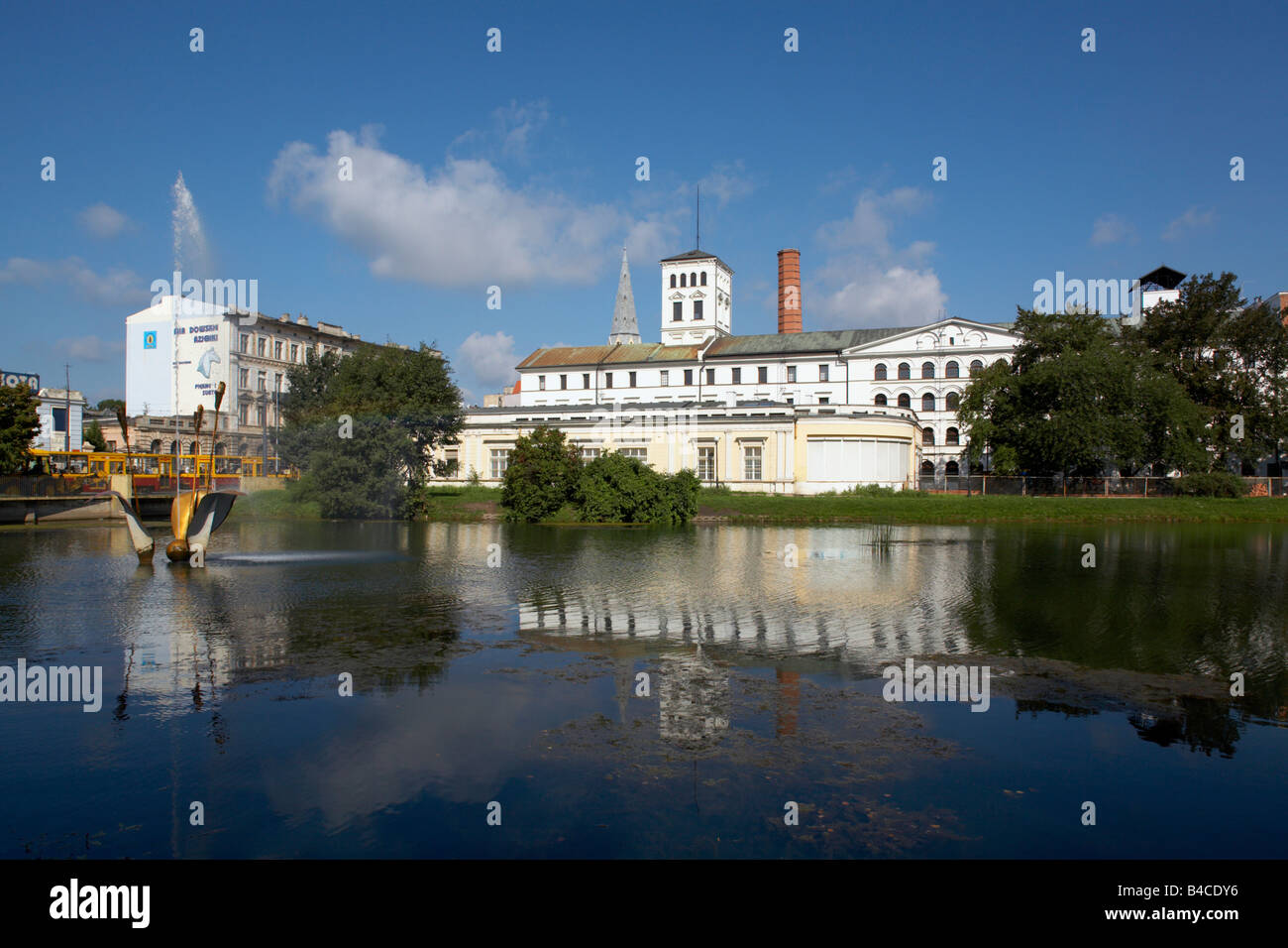 Eastern Europe Poland Western Mazovia Lodz The White Factory of Ludwig ...