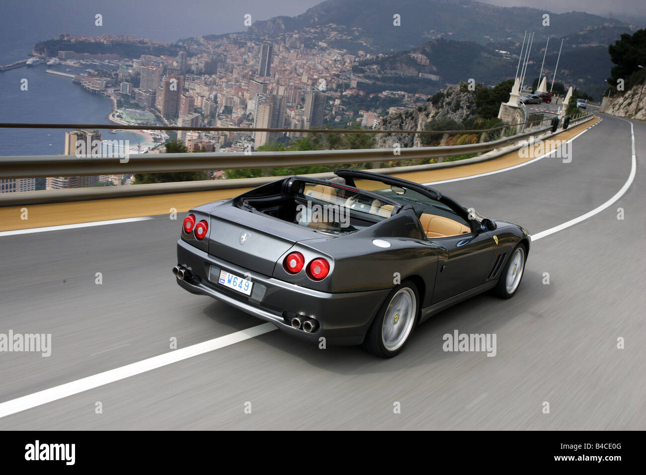 Car, Ferrari Superameriapprox. model year 2005-, black, Convertible ...