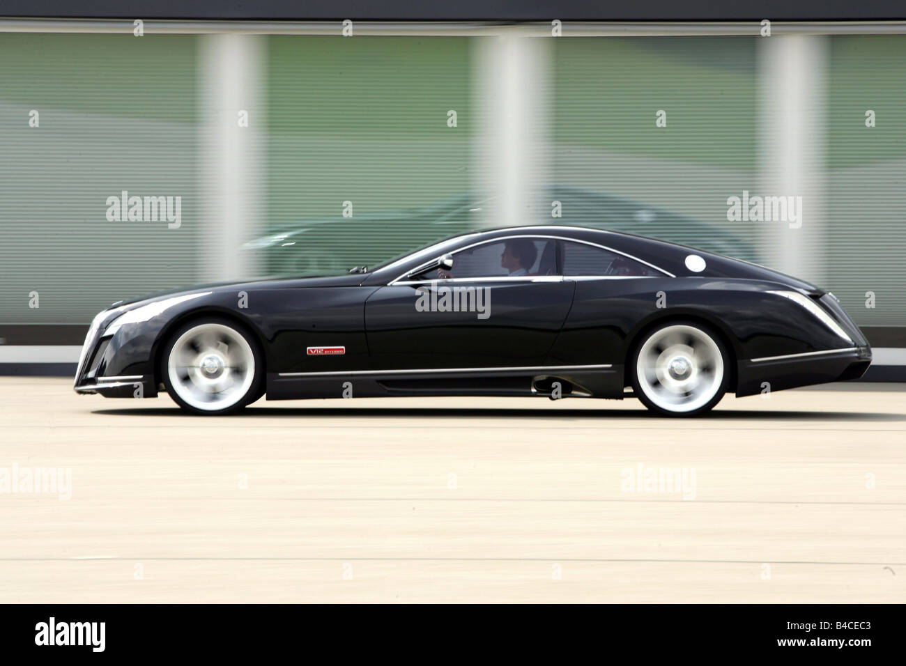 Car, Maybach Exelero Fulda, coupe/Coupe, model year 2005-, black ...