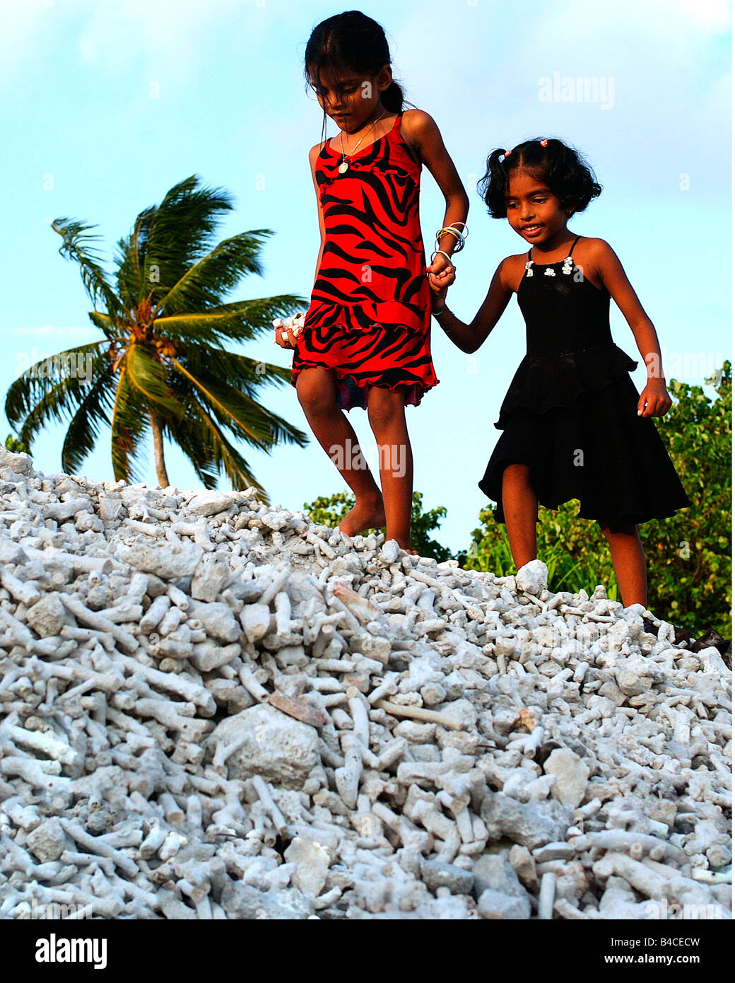 children on corals Stock Photo - Alamy