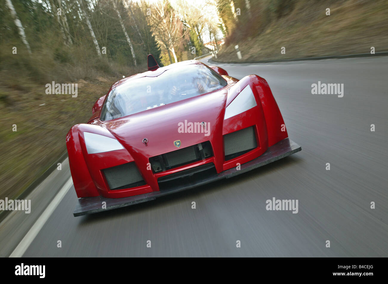 Car, Apollo, roadsters, sportsman, Gumpert, model year 2005, red ...