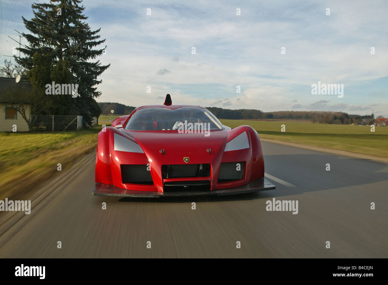 Car, Apollo, roadsters, sportsman, Gumpert, model year 2005, red ...