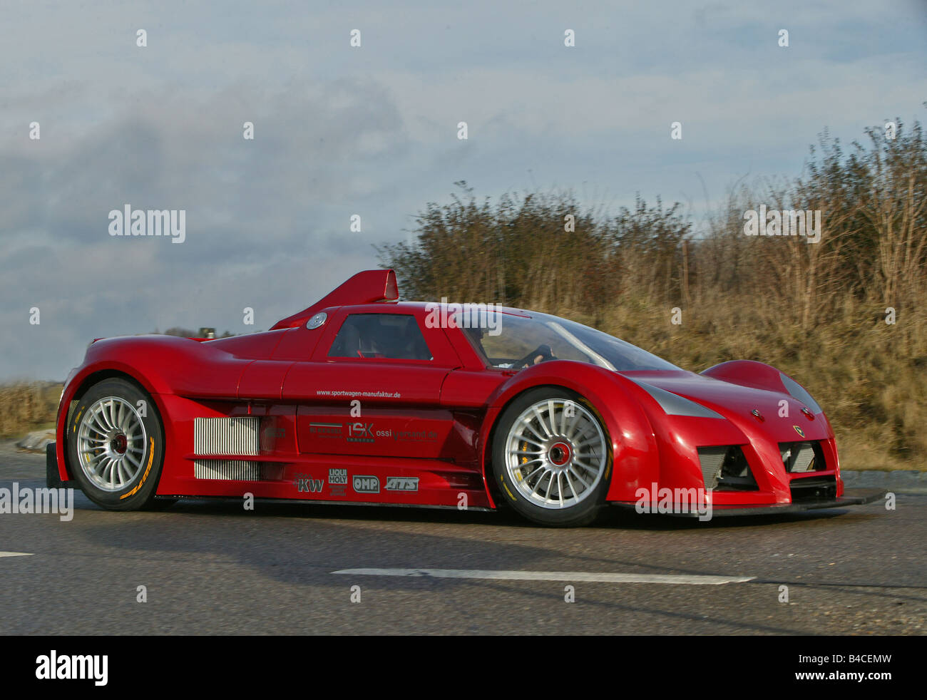 Car, Apollo, roadsters, sportsman, Gumpert, model year 2005, red ...